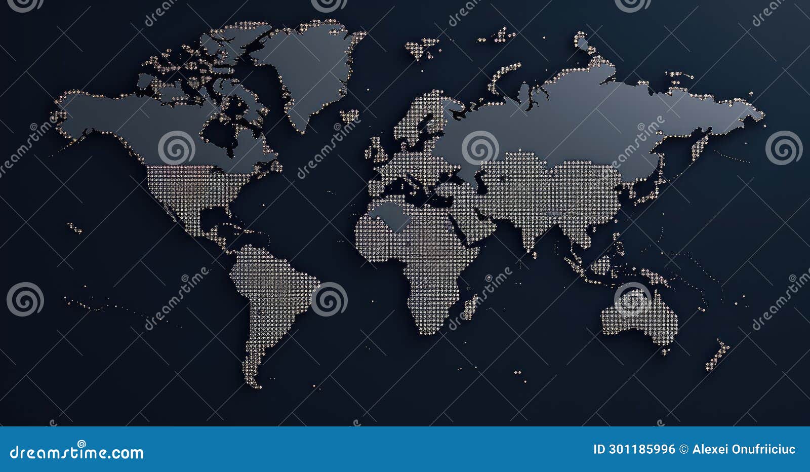 The Dot World Map. Wall World Map Stock Photo - Image of business ...