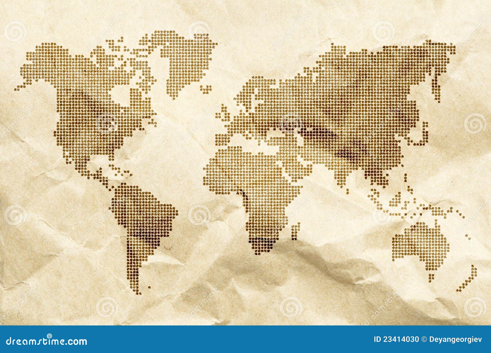 World Map Atlas Globe Earth Antique Old Vintage Print