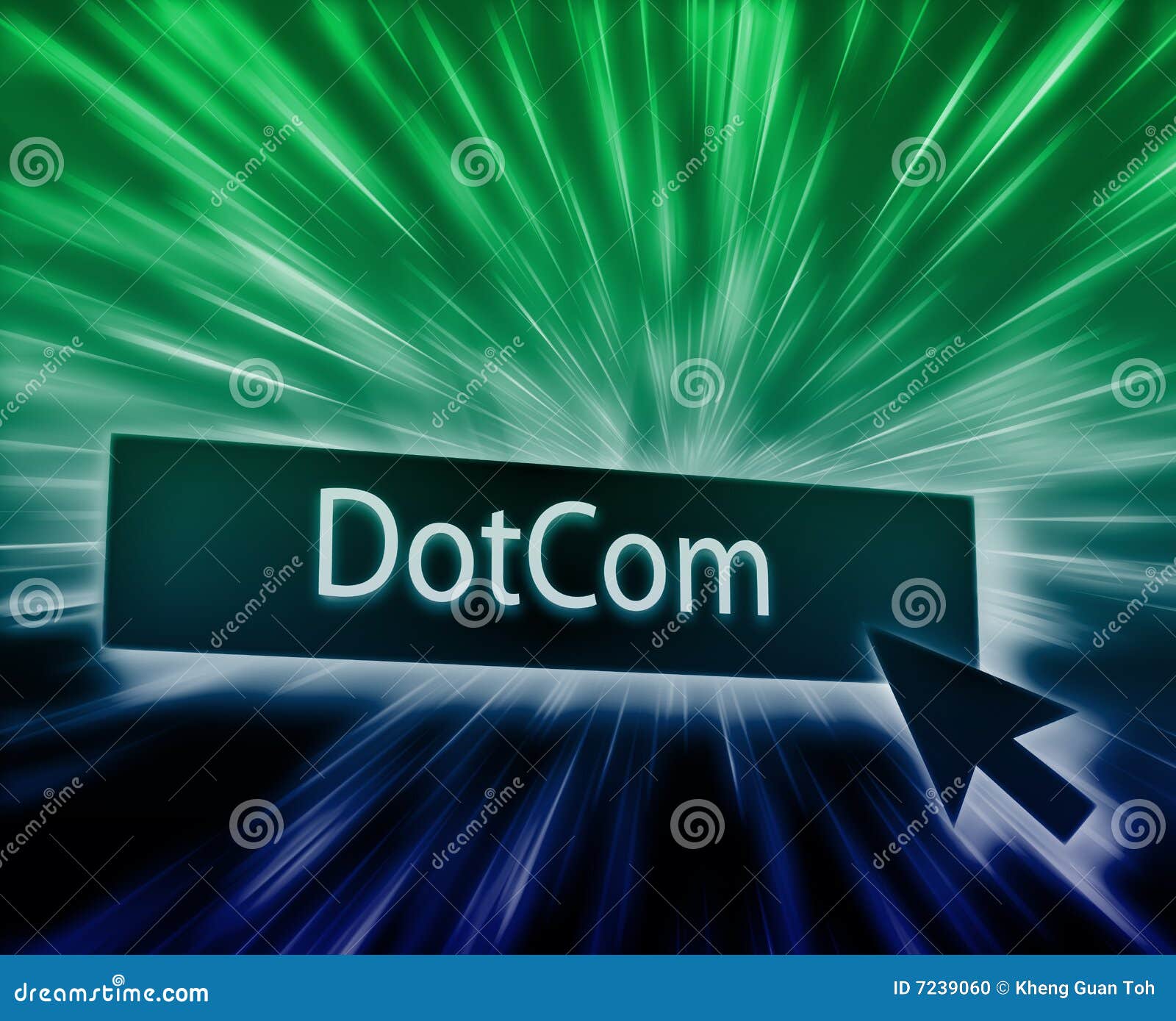 Dotcom button stock illustration. Illustration of background - 7239060