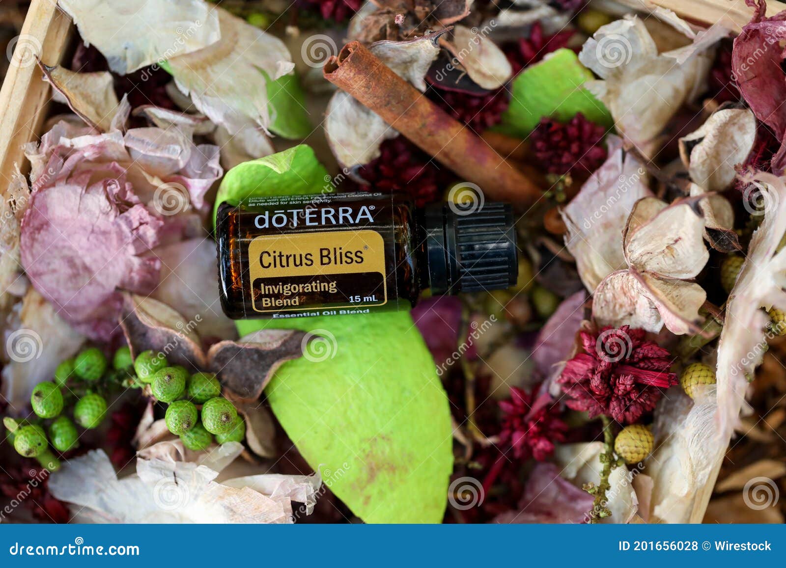 Doterra Essential Oils in Natural Setting Editorial Stock Photo - Image ...