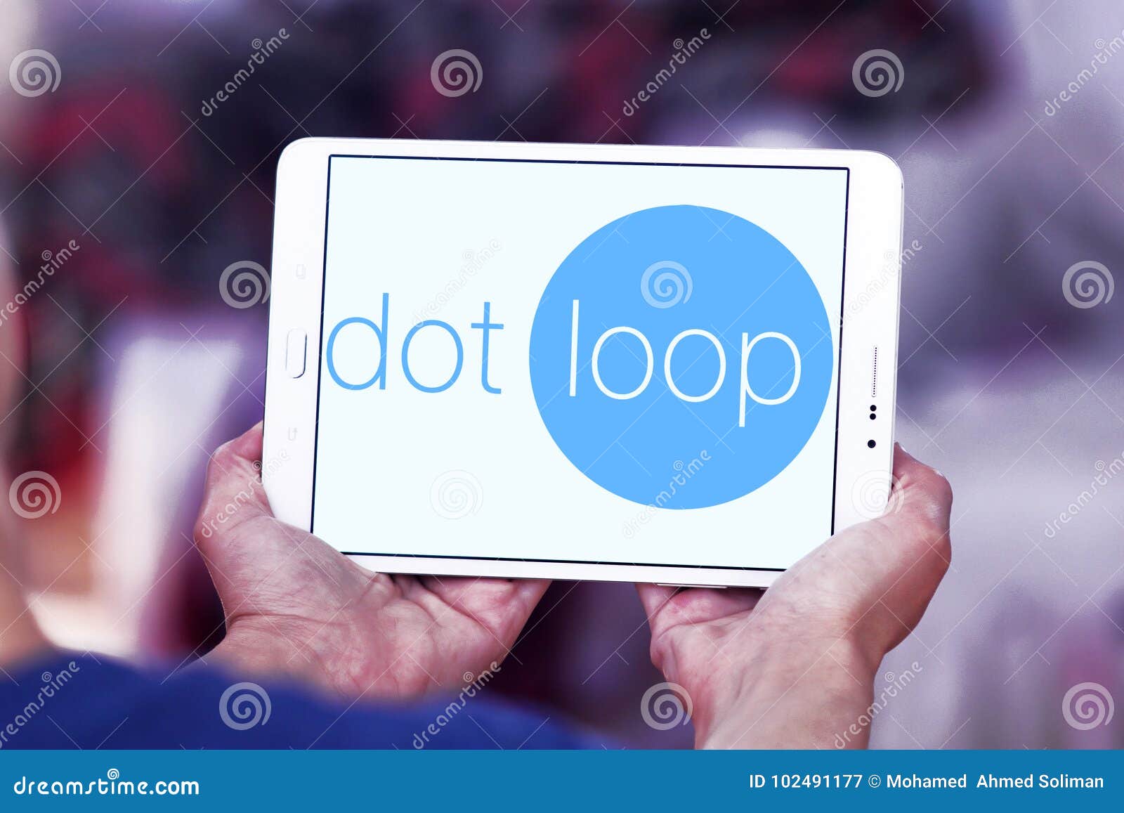 Dotloop logo fotografia editorial. Obraz złożonej z wielopartyjny ...