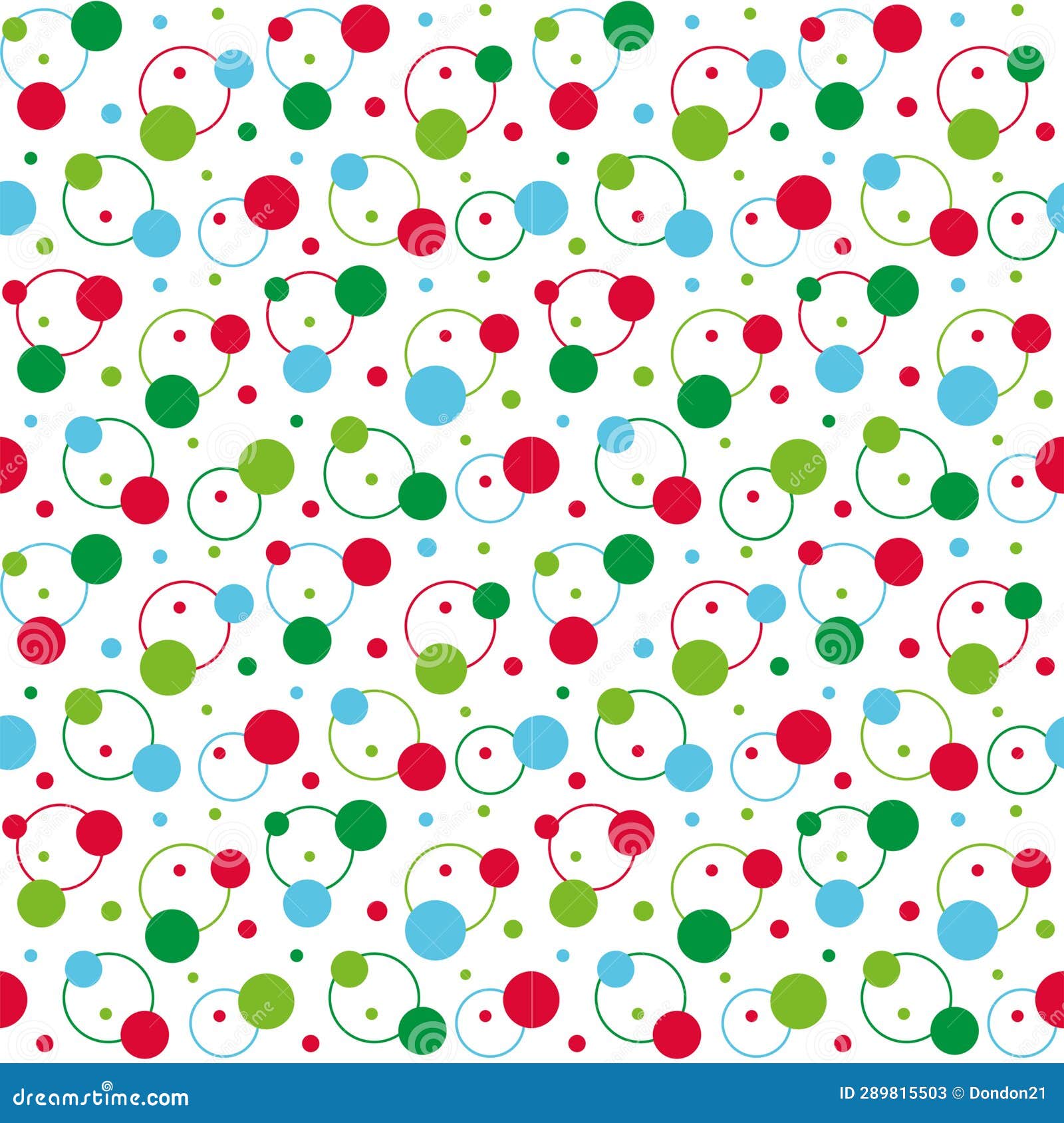 Seamless Multi Color Polka Dots Stock Illustration - Illustration of ...