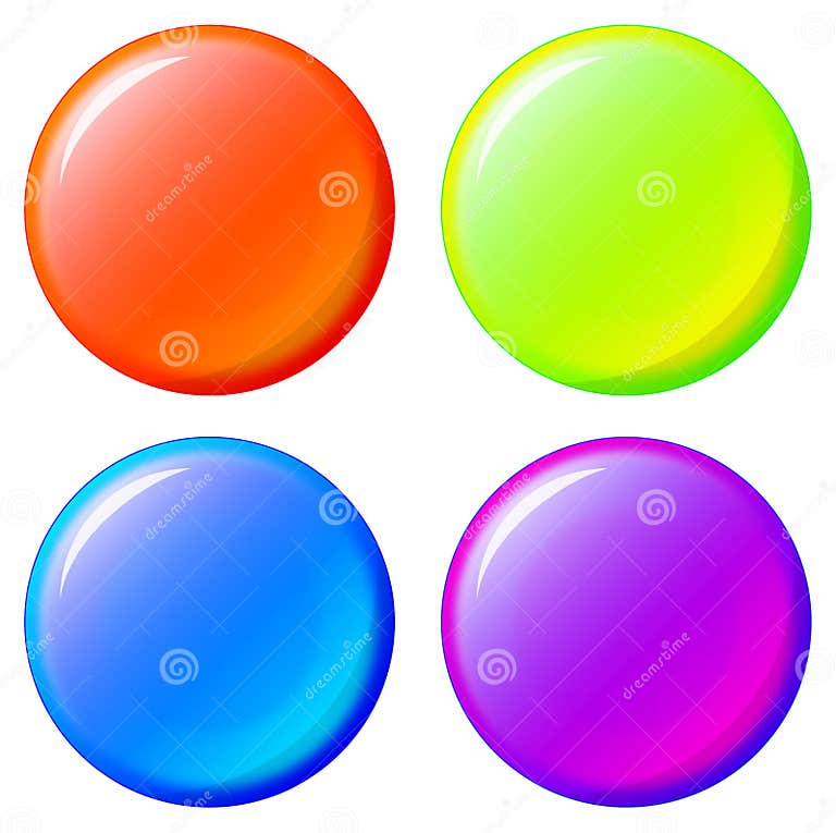 Dots stock vector. Illustration of buttons, colours, icon - 4842665