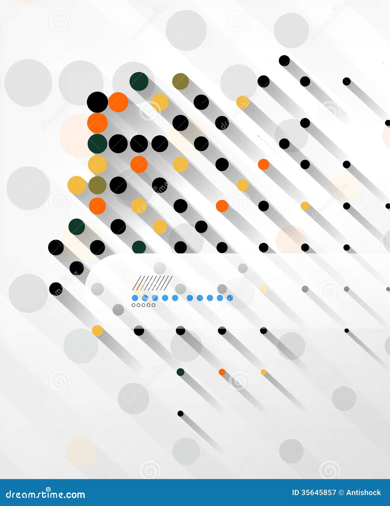 Dots Abstract Geometric Shape Background Stock Vector - Illustration of ...