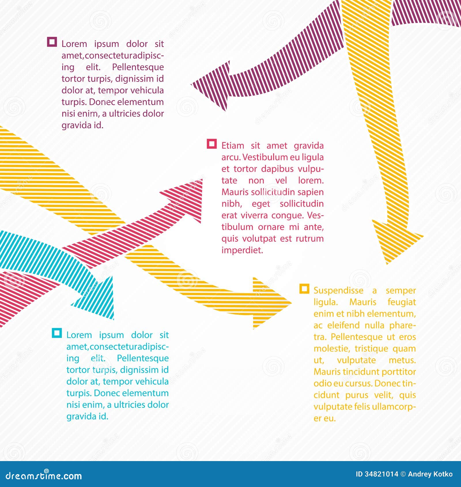 Dots Arrows for Infographics. Stock Vector - Illustration of banner ...