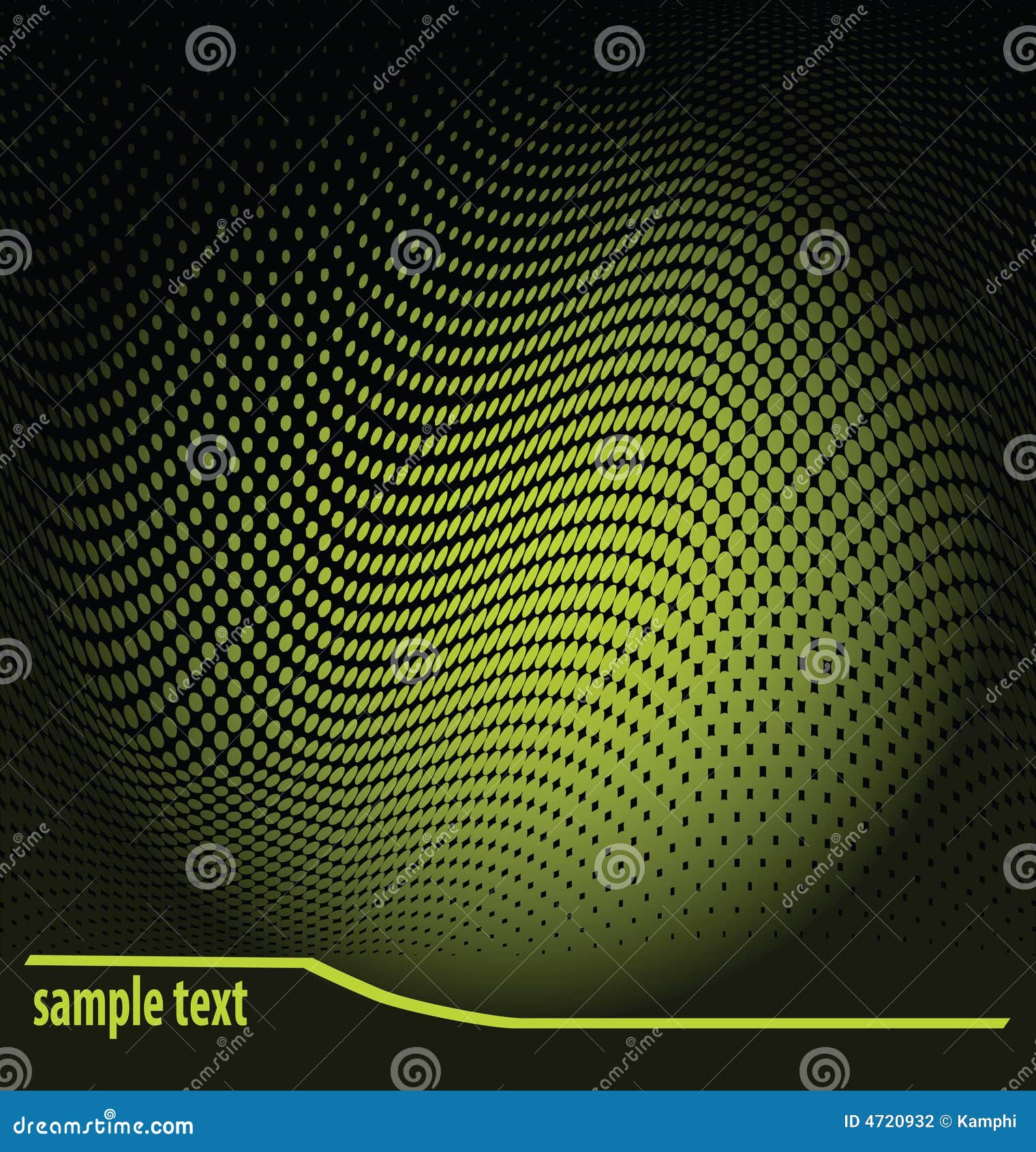 Dots Background with Sample Text Stock Illustration - Illustration of ...