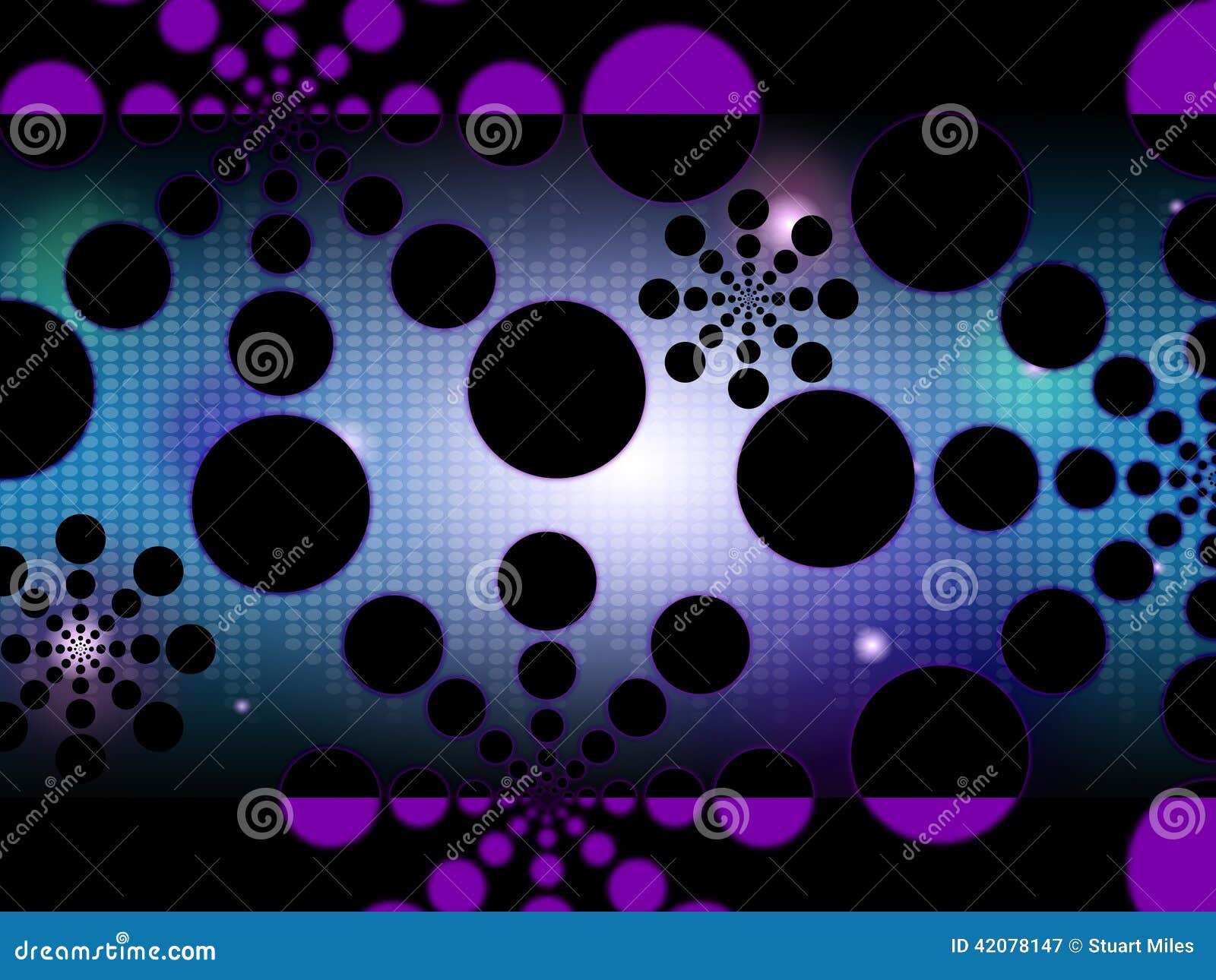 Dots Background Shows Spots or Circular Shapes Stock Illustration ...