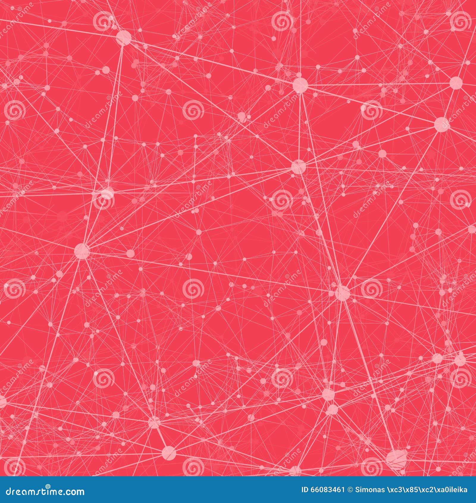 Dots Connected with Lines Abstract Background Stock Image - Image of ...