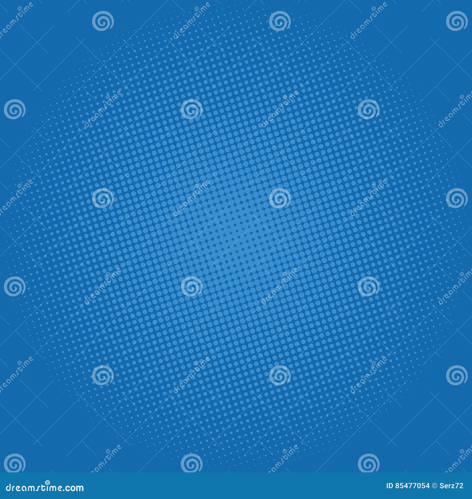 Dots on Dark Blue Background, Pop Art Background Stock Vector ...