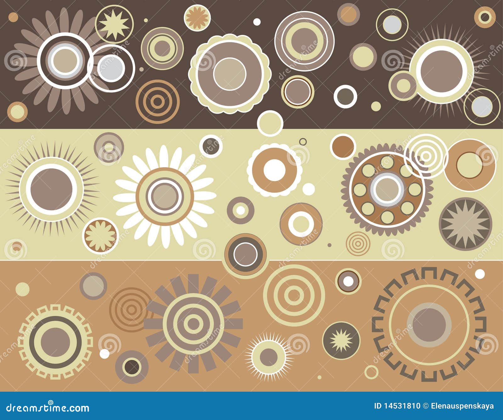 Gear Flowers Logo Vector Illustration | CartoonDealer.com #101704216