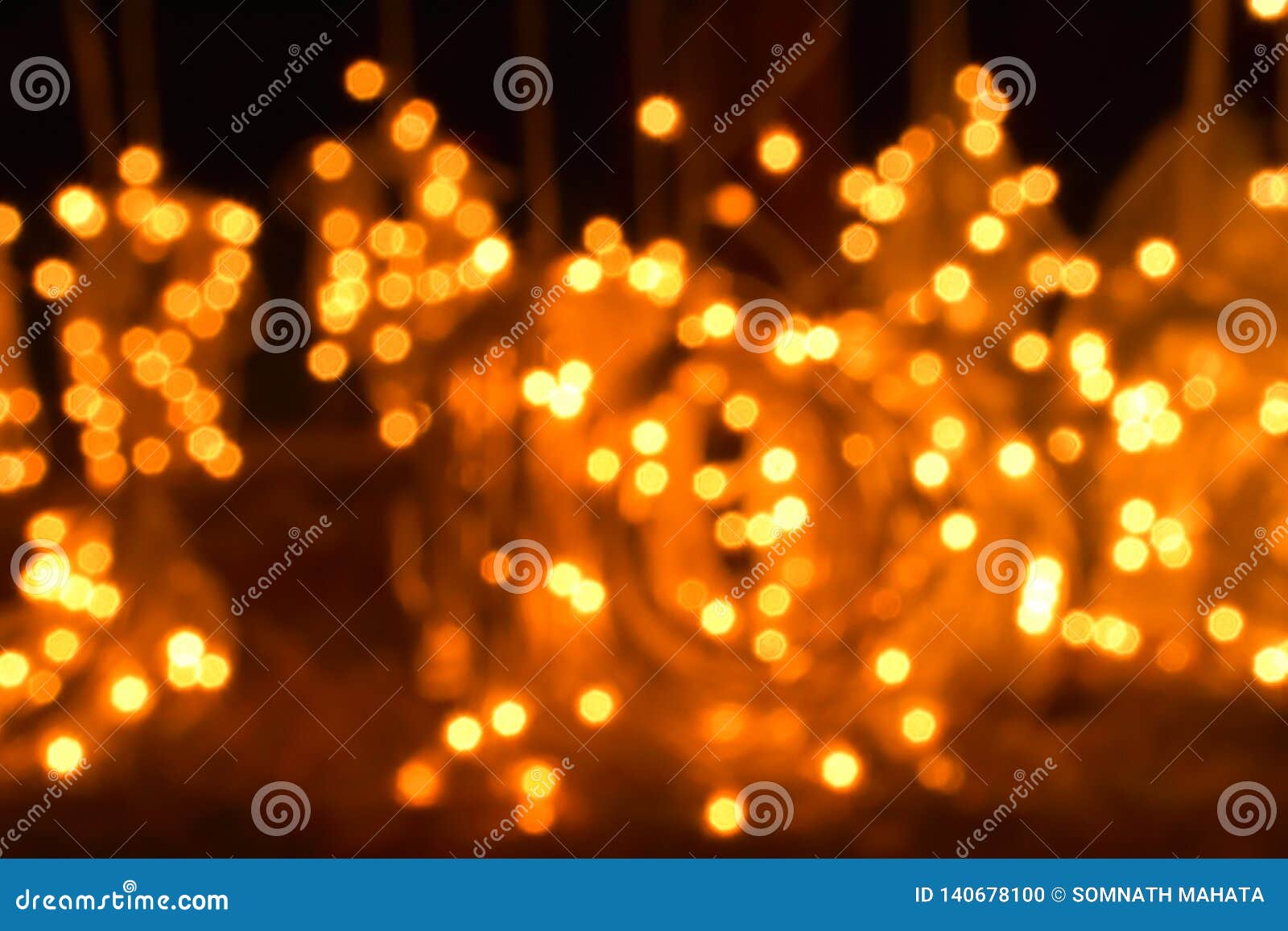 Dots of Glittering Lights. Blurred Lights Stock Photo - Image of ...