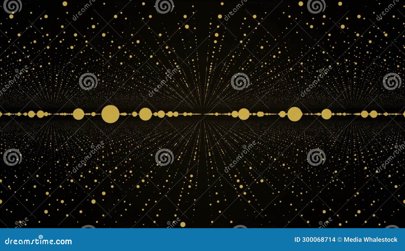 Dots on a Grid Surface Moving and Twisting from Order To Chaos. Dots ...