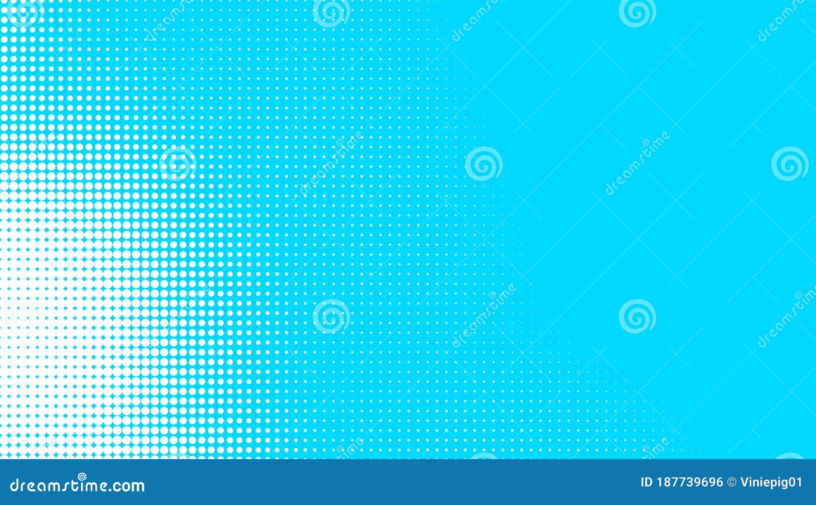 Dots Halftone Blue Color Pattern Gradient Texture with Technology ...