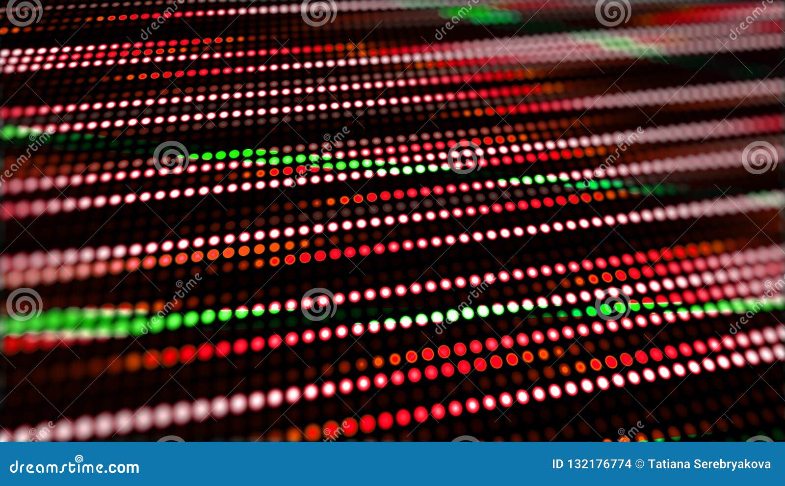 Dots Led Lights Stripes with Depth of Field Backgrpound Stock Photo ...