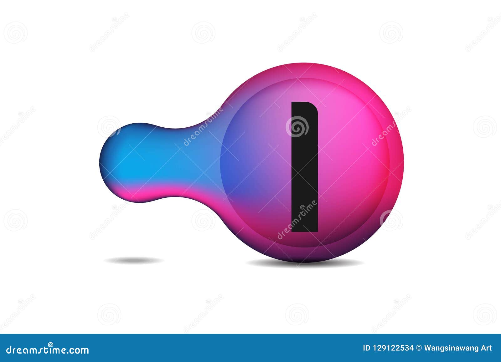 Dots Letter I Logo. I Letter Design Vector with Dots. Designs ...