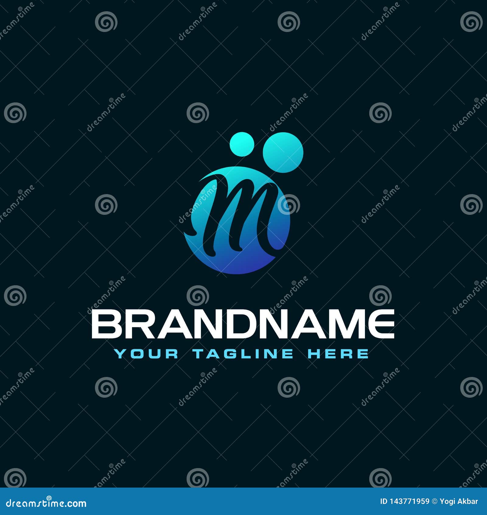 Dots Letter M Logo M Letter Design Vector Con Los Puntos Ilustración ...