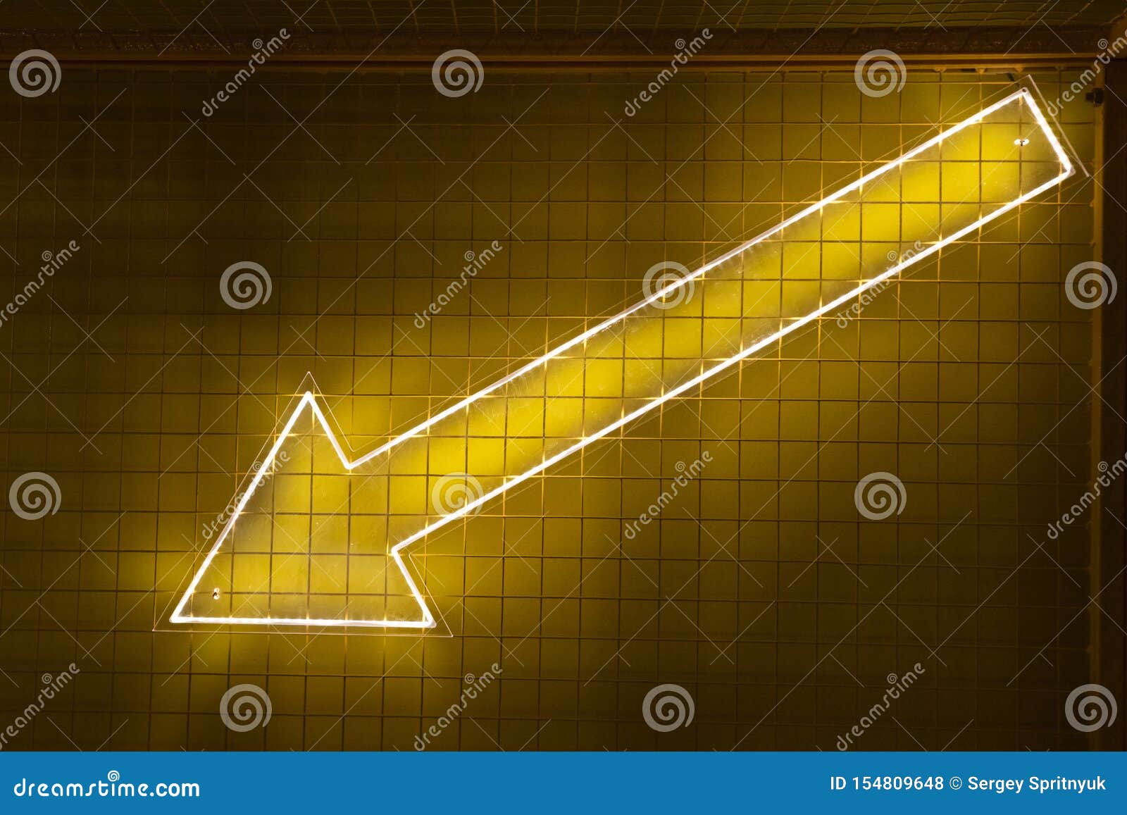 Dots Matrix Led Diplay Panel With Illuminated Symbol Of Arrow Royalty ...