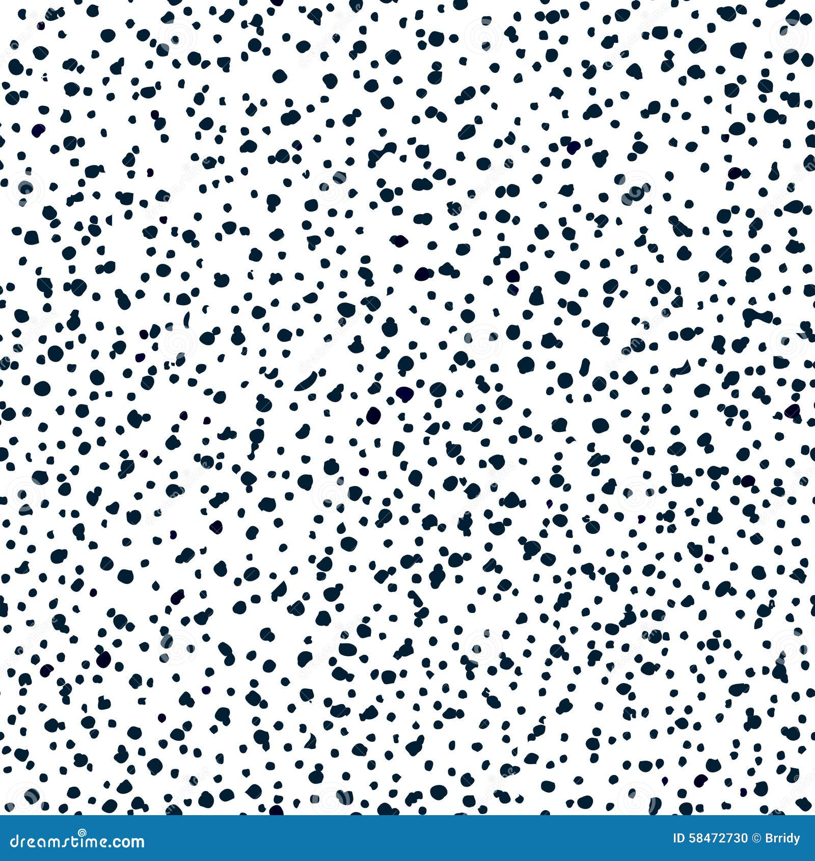 Dots Monochrome Seamless Pattern Aléatoire Illustration de Vecteur ...