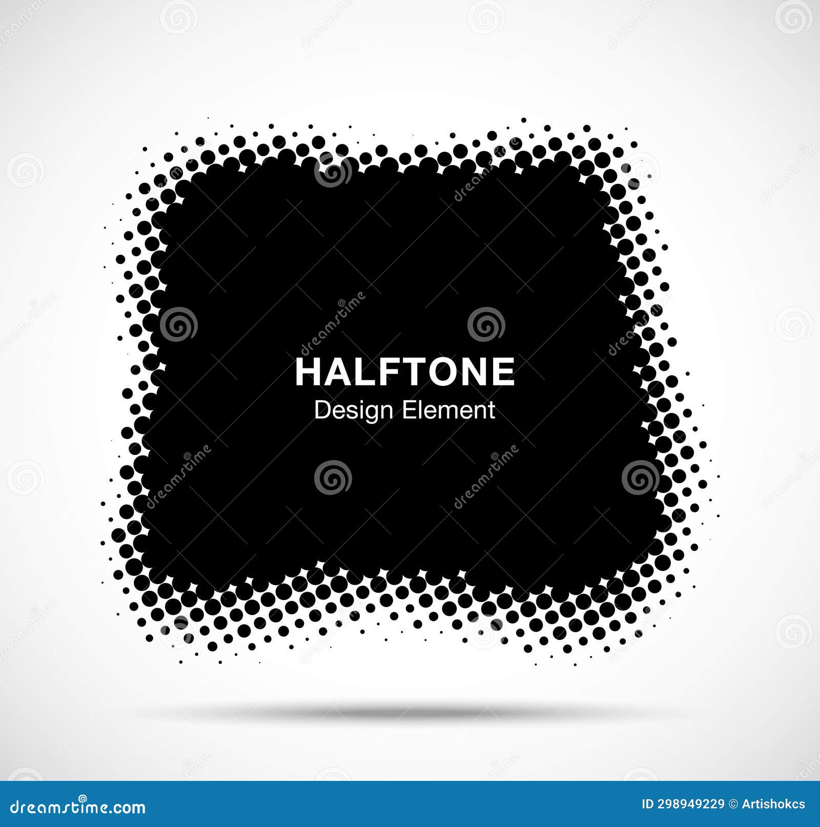 Halftone Curved Gradient Pattern Texture Isolated On White Background ...