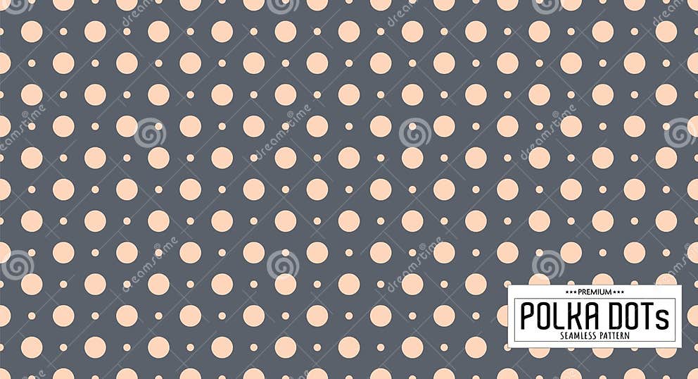 Dots Pattern Vector. Polka Dot Background. Seamlles Polka Dots Abstract ...