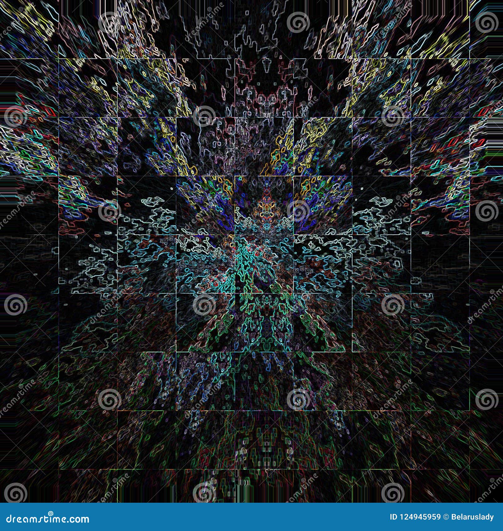 Technology Dots and Pixels Science Pattern Stock Illustration ...