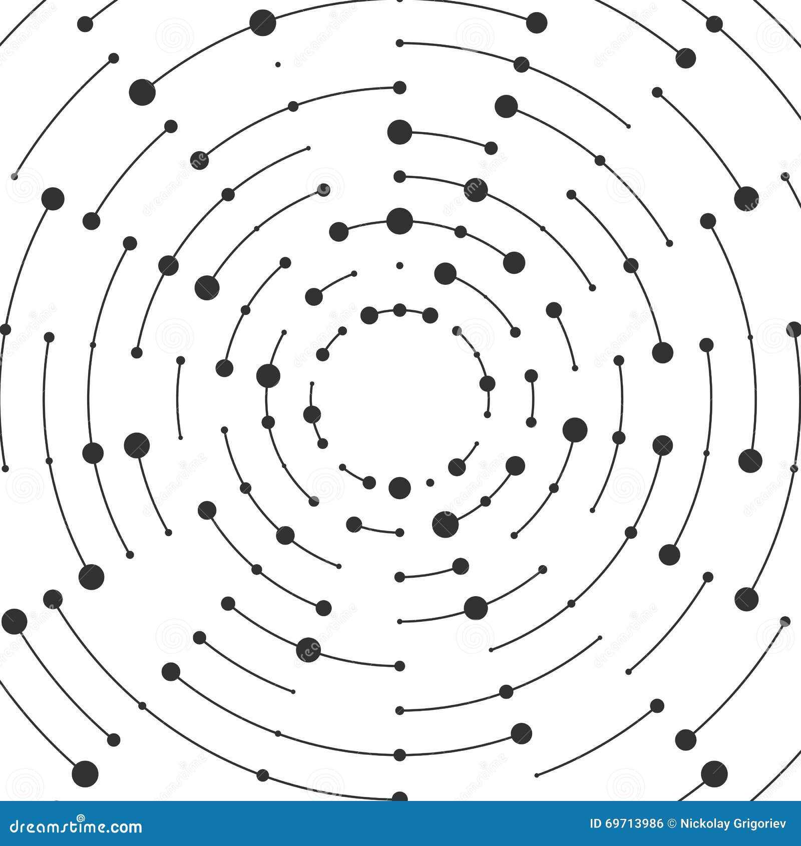 Dots rays stock vector. Illustration of pattern, banner - 69713986