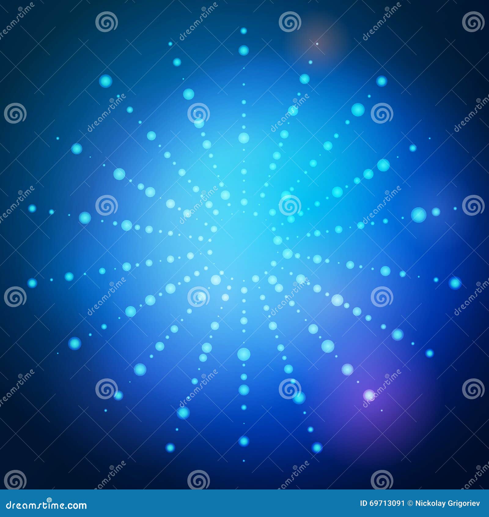 Dots rays stock vector. Illustration of form, background - 69713091