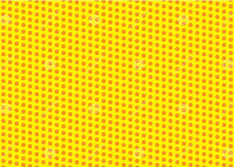 Dots Seamless Pattern, Background. Retro Pop Art Style. Vector ...