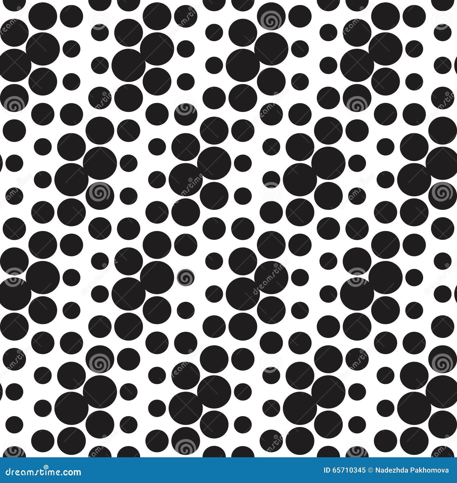 Dots seamless pattern stock vector. Illustration of fabric - 65710345