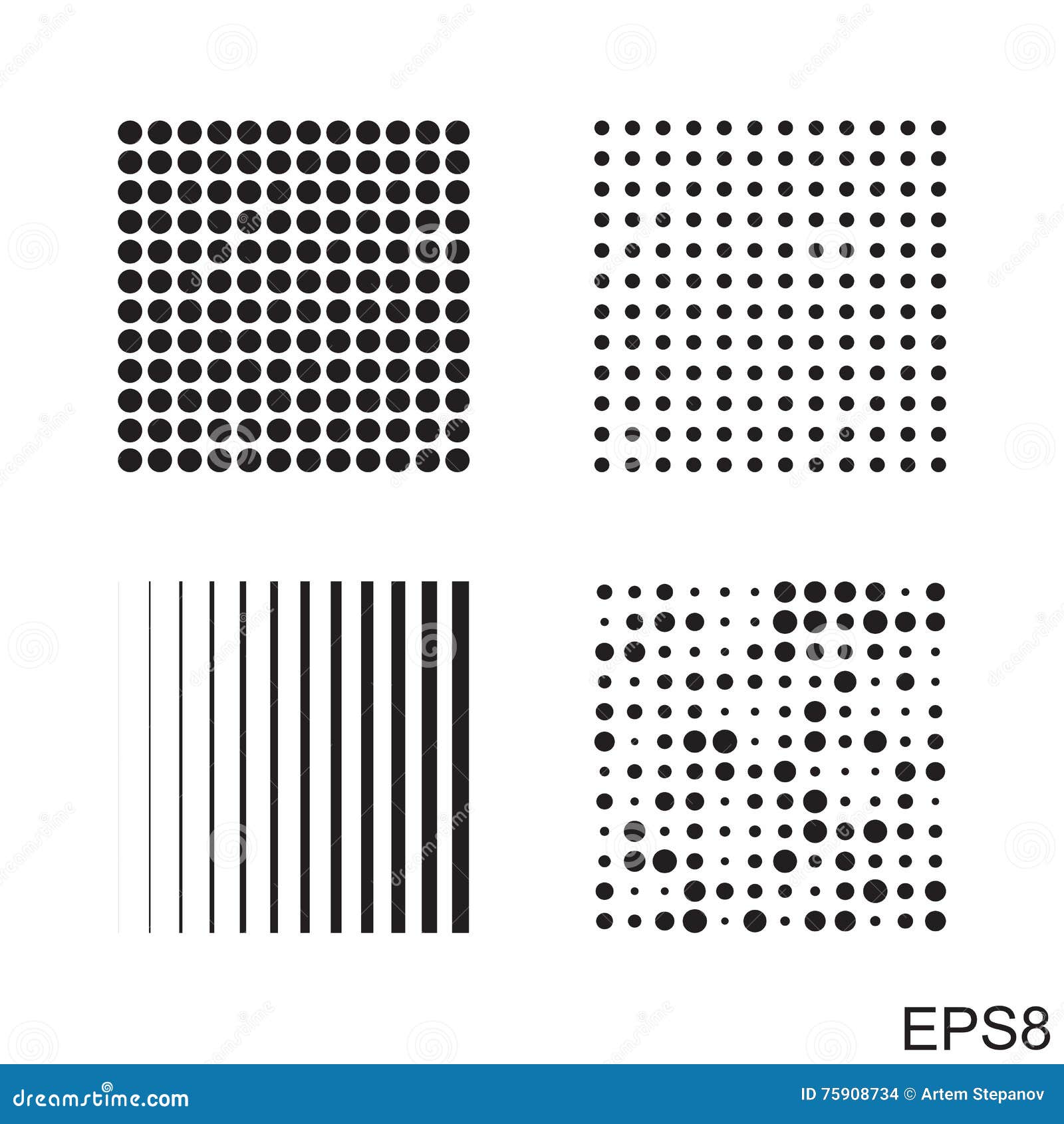 Dots square icon stock vector. Illustration of futuristic - 75908734