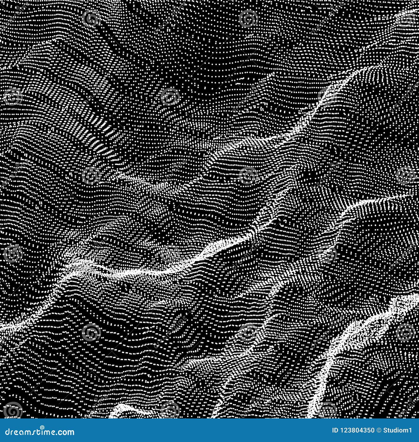 Dots Texture. Abstract Futuristic Grid. Vector Illustration. Technology ...