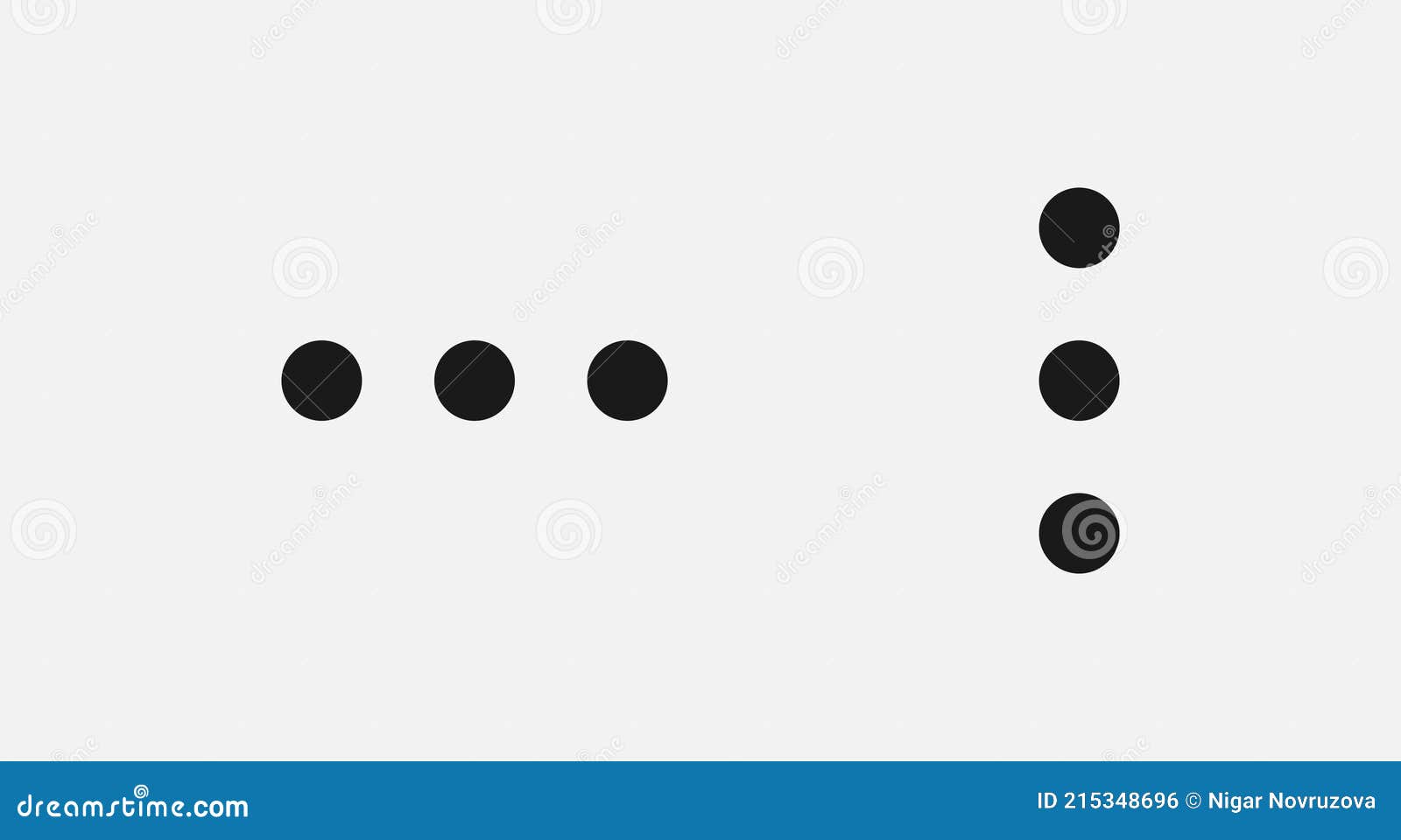 3 Dots Vector Icon Symbol for Website and Mobile App Stock Vector ...