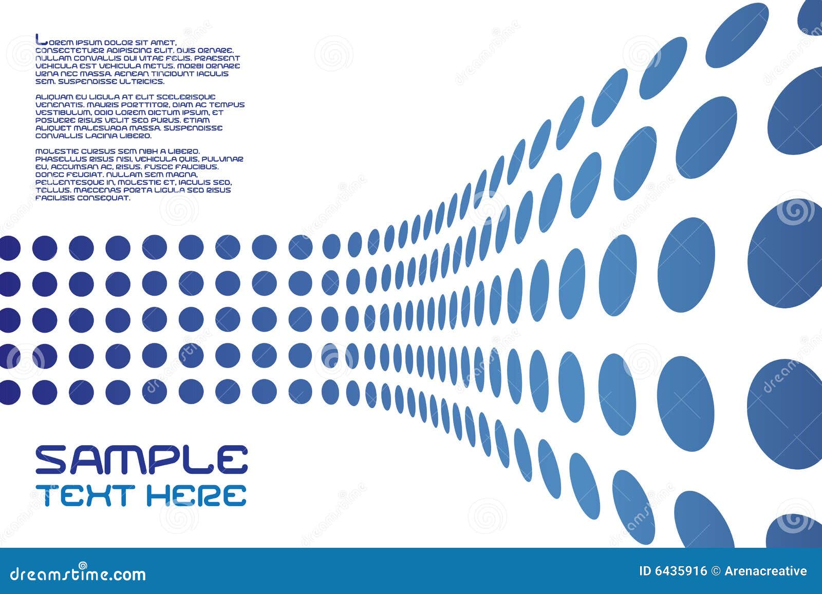 Dots Wall Layout stock vector. Illustration of element - 6435916