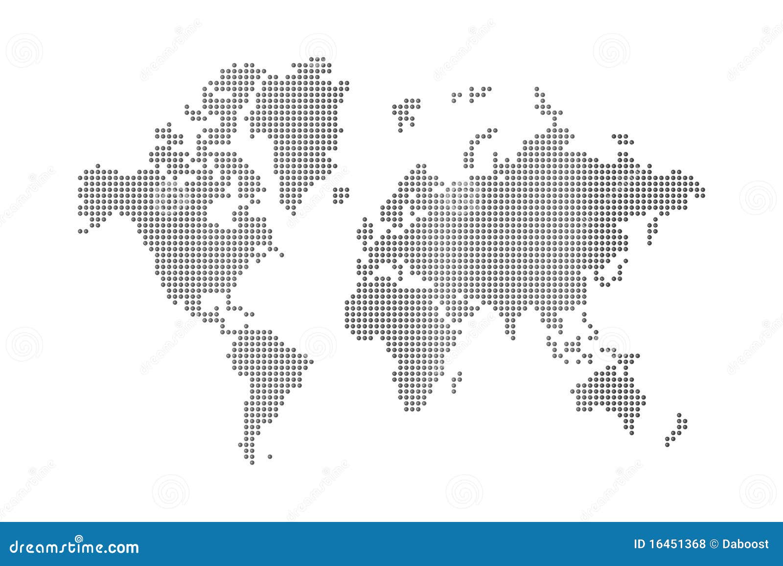 Dots World Map Vintage Background. Cartoon Vector | CartoonDealer.com ...