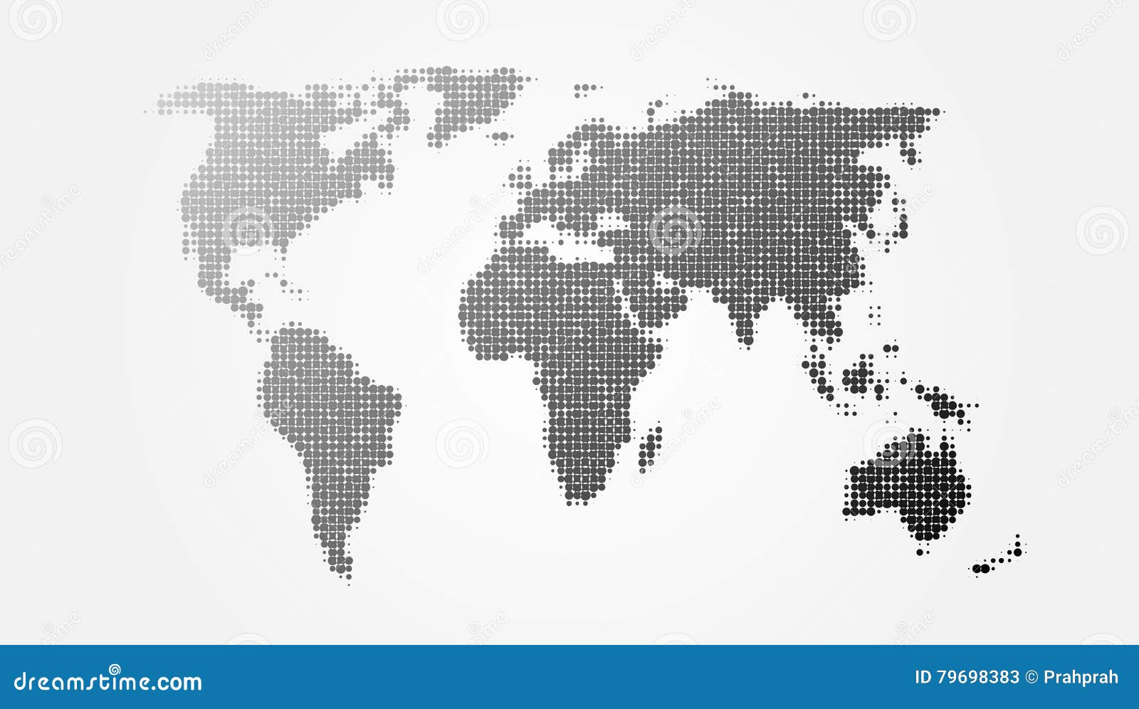 Dotted Abstract World Map with Shadow Template Stock Vector ... Dotted Abstract World Map with Shadow Template Stock Vector ...