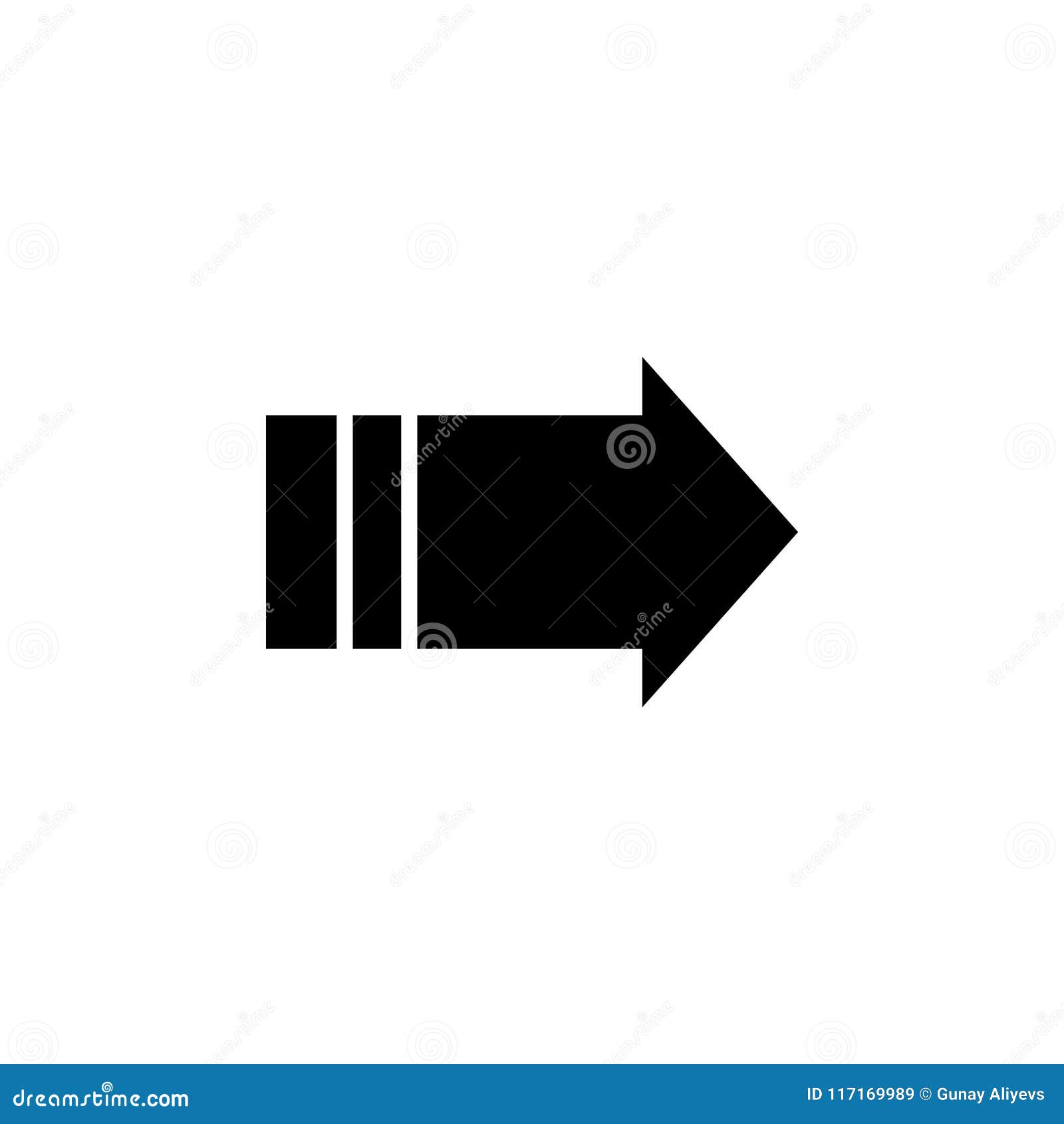 Dotted Arrow Icon. Element of Web Icon for Mobile Concept and Web Apps ...