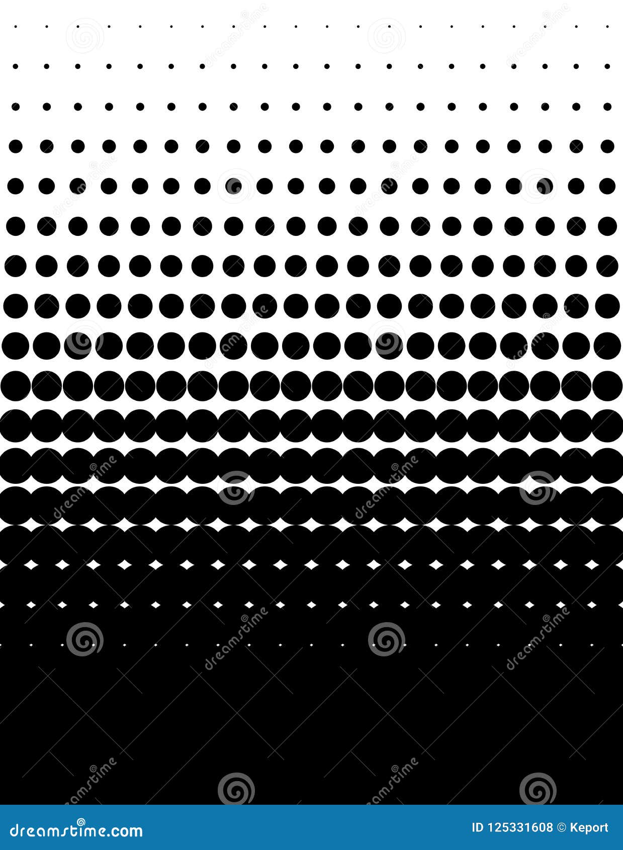 Dotted Background Black and White Stock Illustration - Illustration of ...