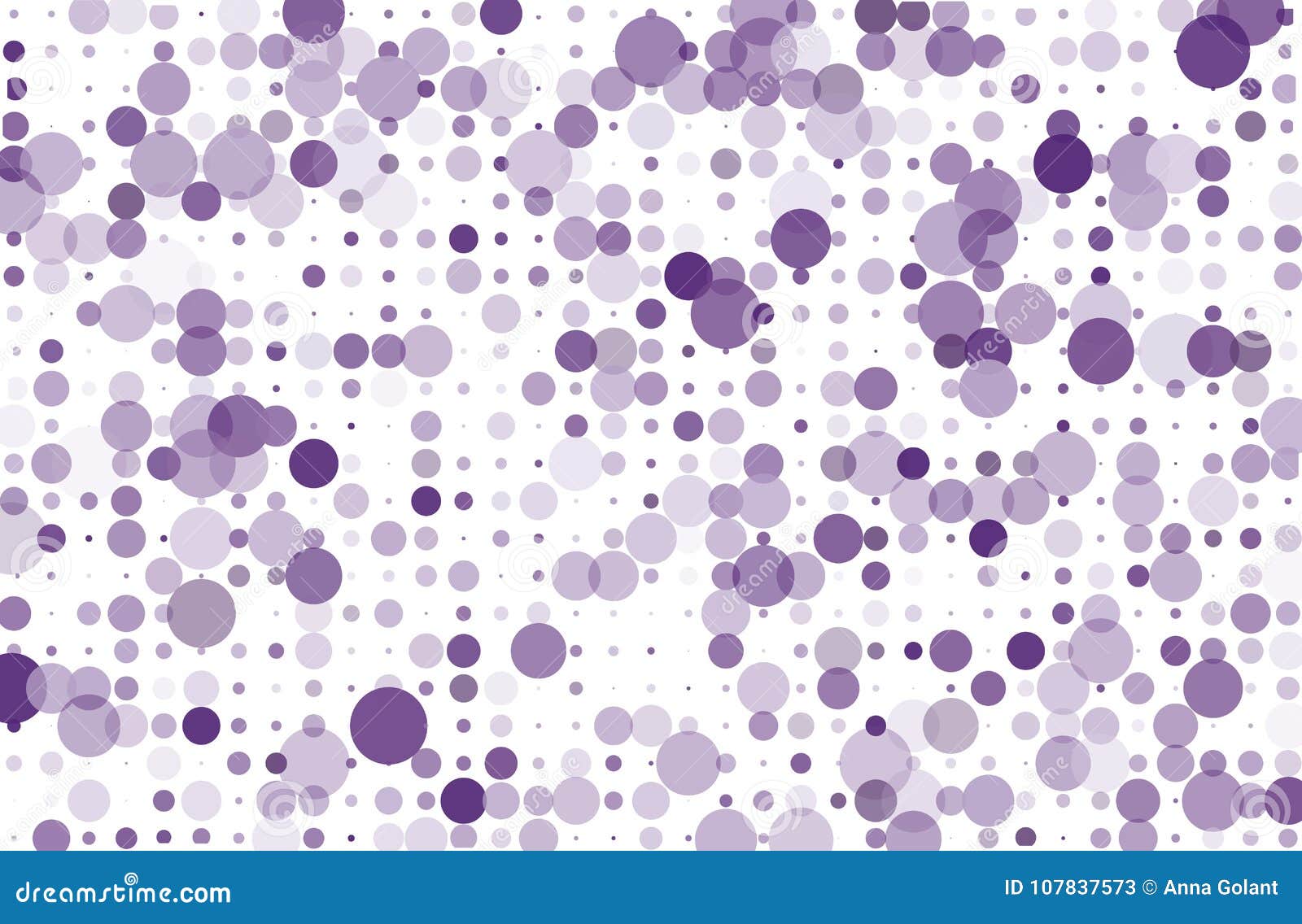 Dotted Background with Circles, Dots, Point Different Size, Scale ...