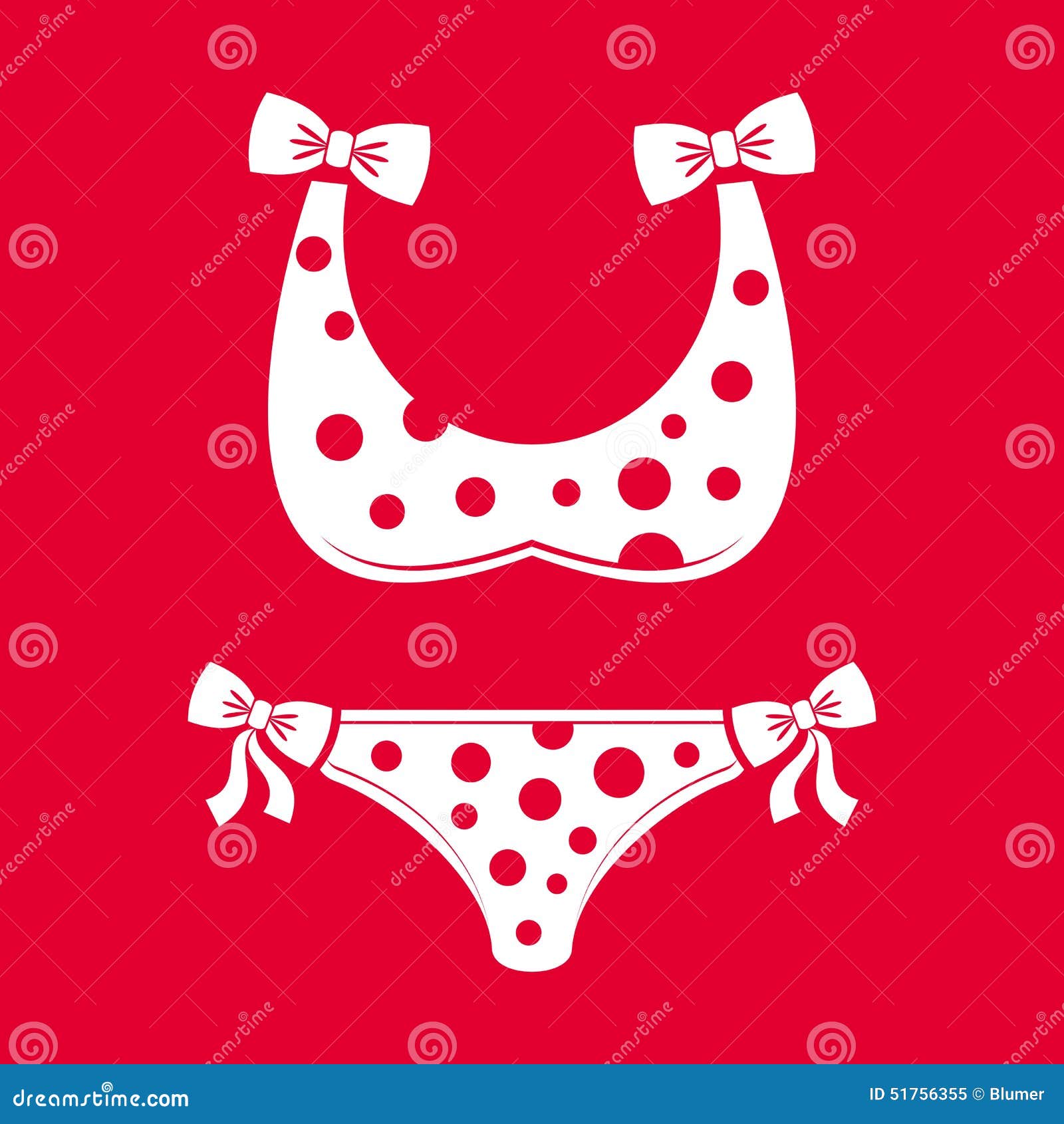 Bikini And Swimsuit Labels And Stickers Vector Illustration ...