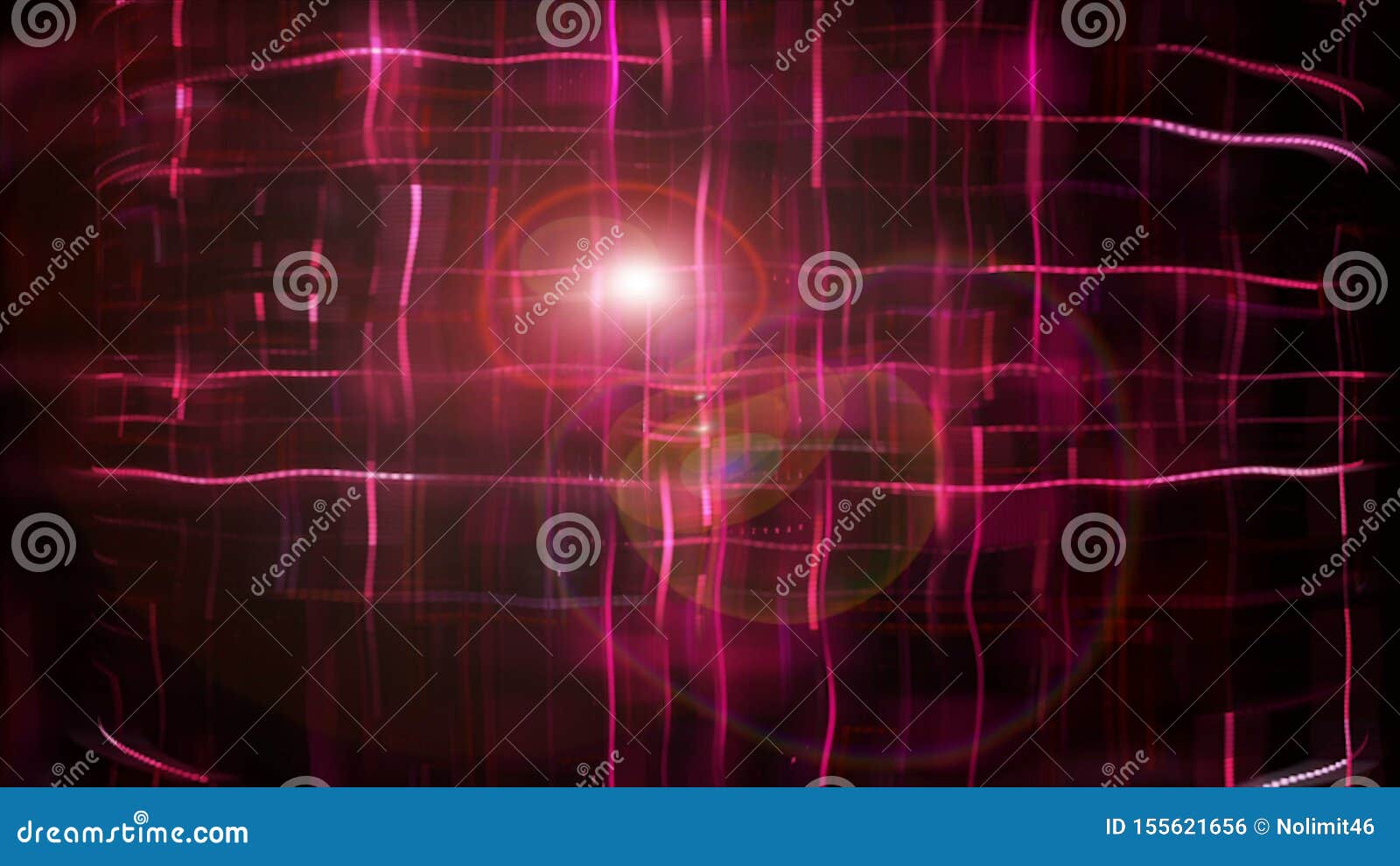 Dotted Bright Abstraction with Effect of Distortion, 3d Render Backdrop ...