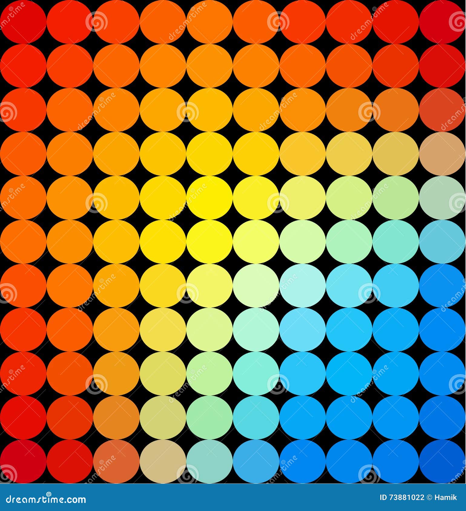 Dotted colorful background stock vector. Illustration of vivid - 73881022