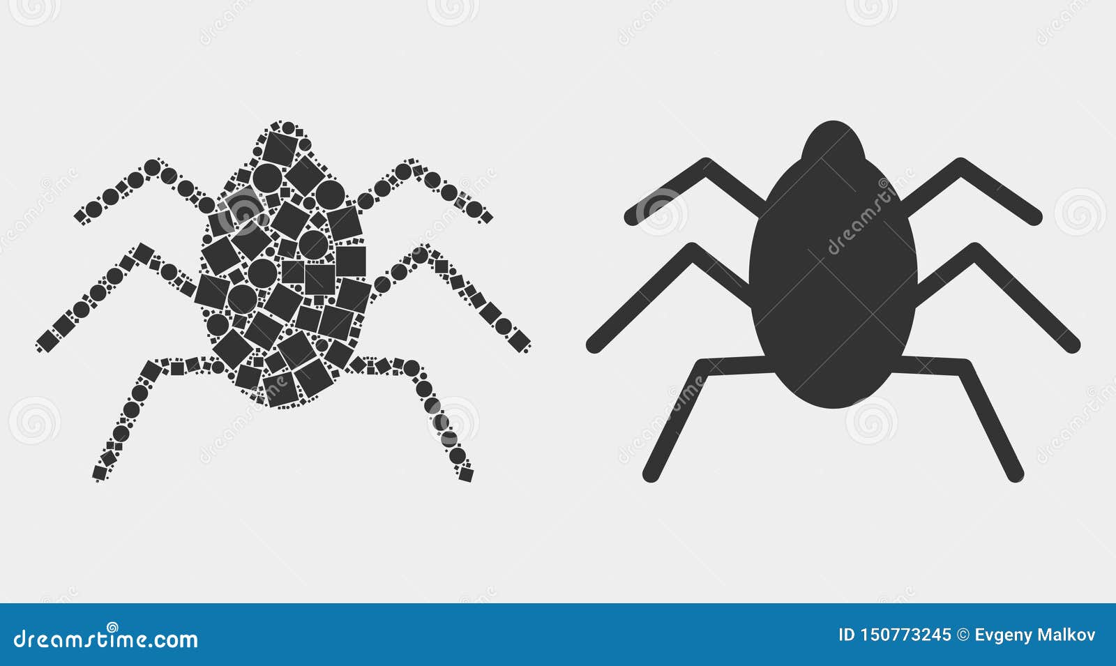 Dotted and Flat Vector Mire Tick Icon Stock Vector - Illustration of ...