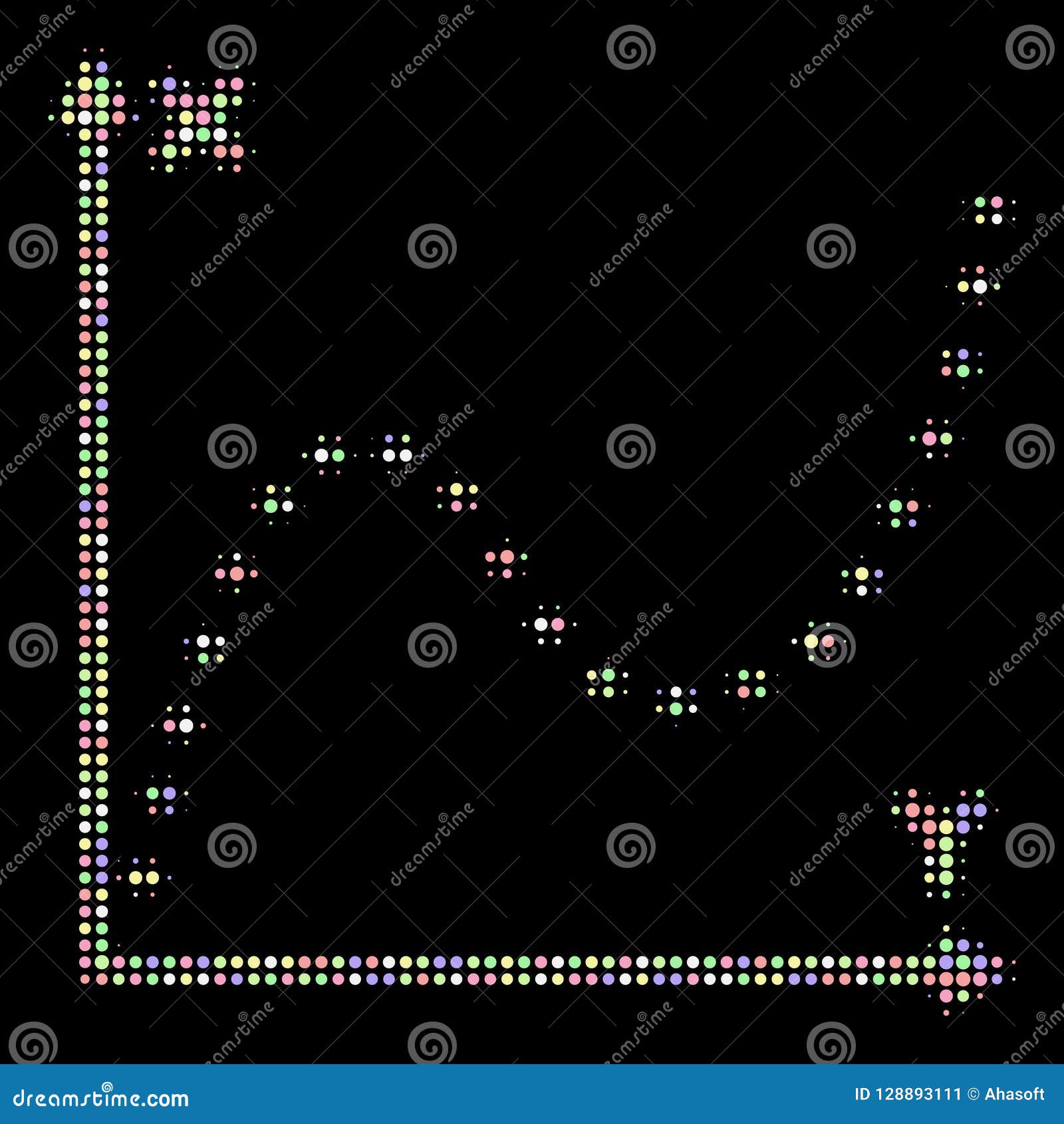 Dotted Graph Paper Background Plotting Dots Ruler Guide Grid ...
