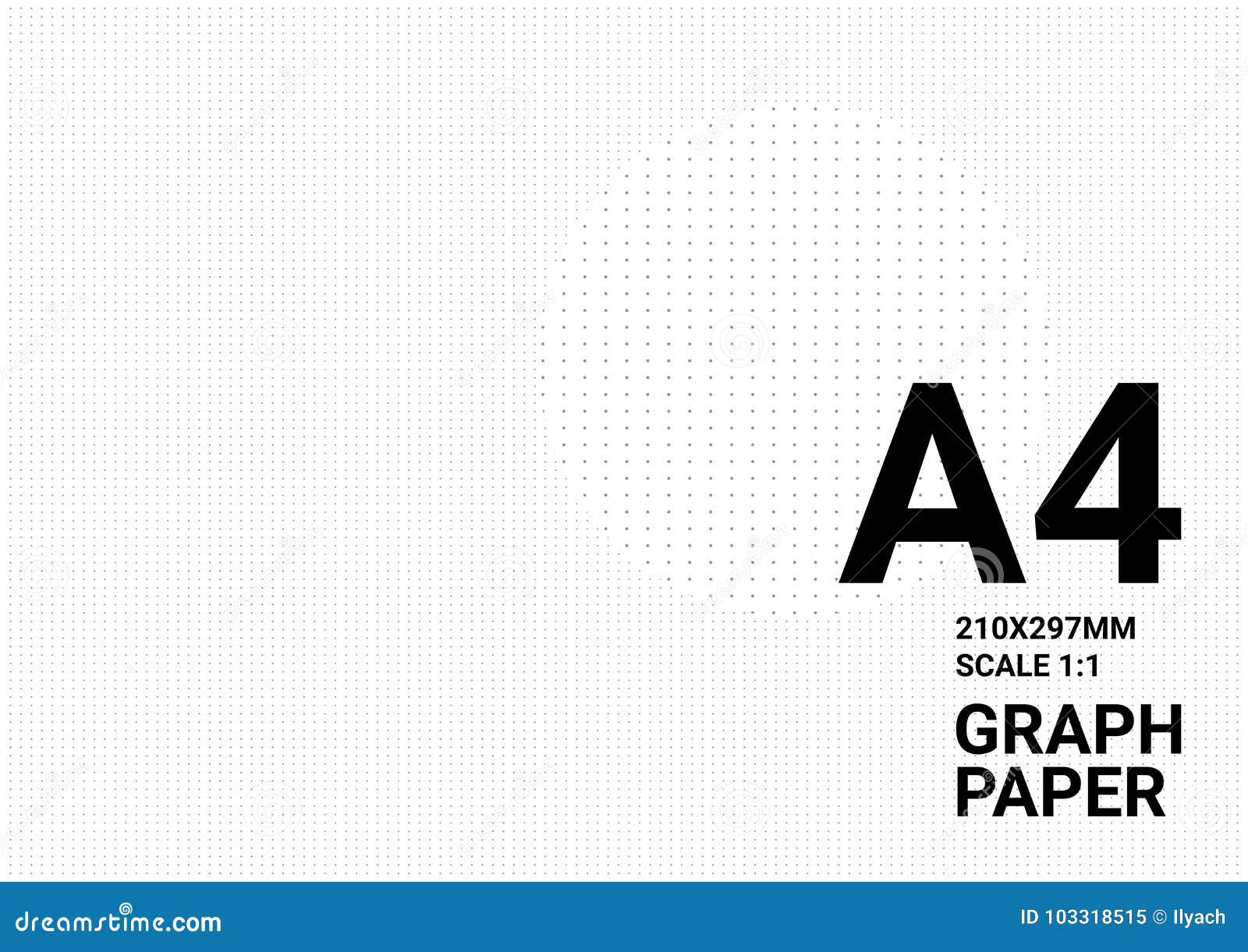 Dotted Graph Paper Background Plotting Dots Ruler Guide Grid ...