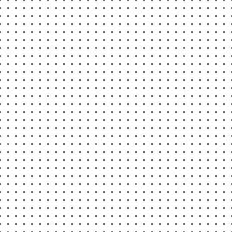 Dotted Graph Paper with Grid. Polka Dot Pattern, Geometric Seamless ...