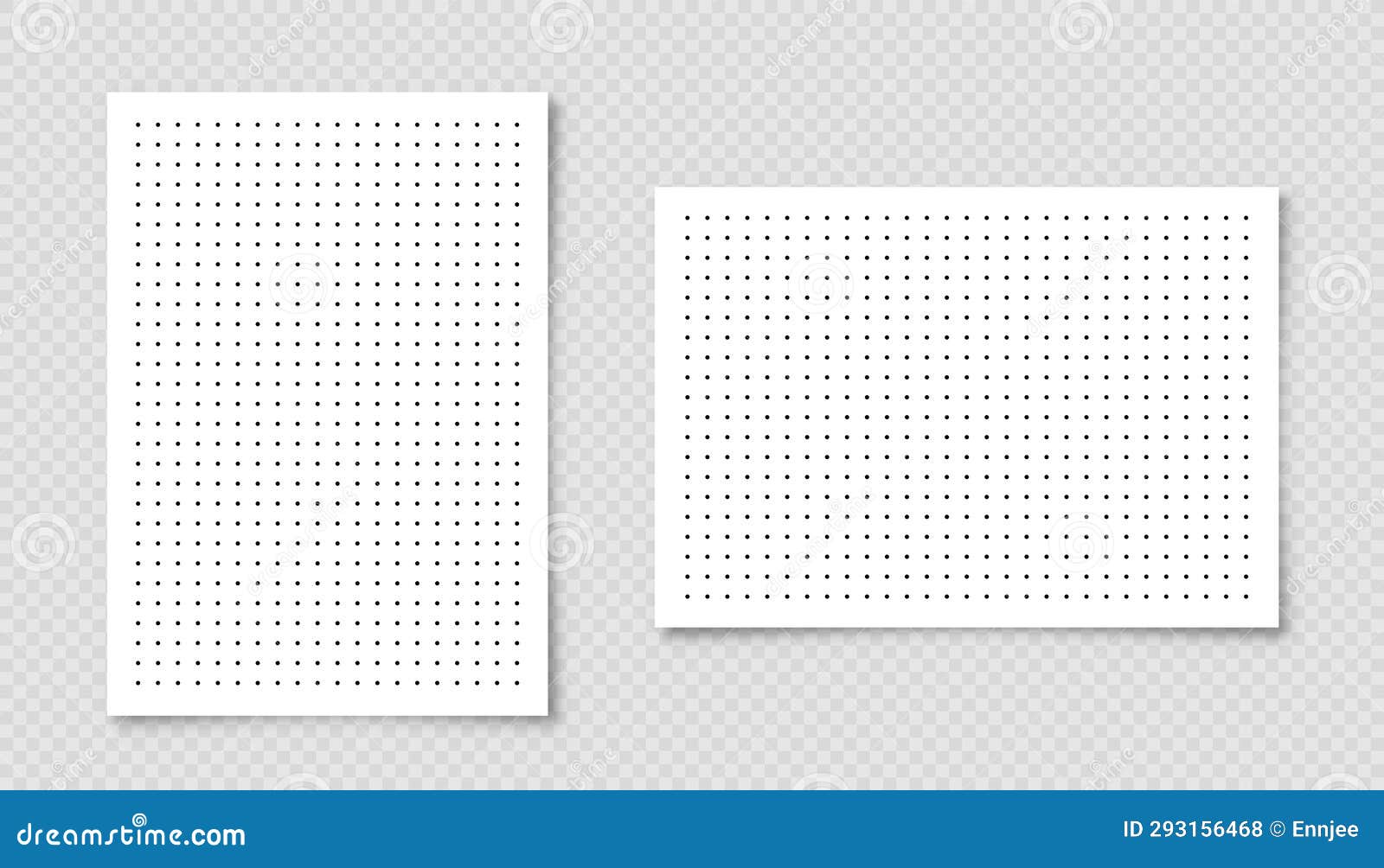 Dotted Graph Paper with Grid. Polka Dot Pattern, Geometric Texture for ...