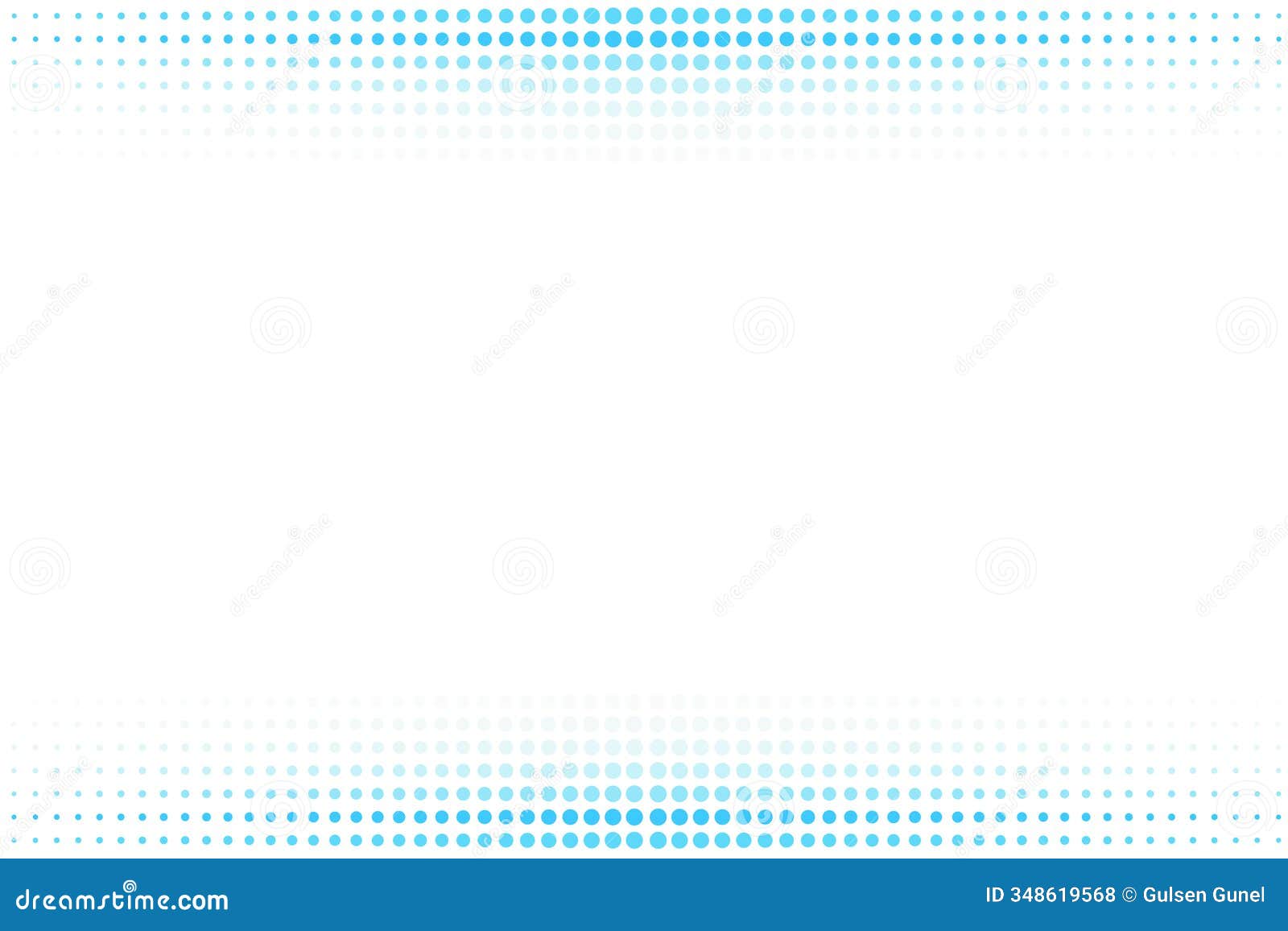 Dotted Halftone Blue Dot Texture. Blue Pop Art Banner Design Background ...