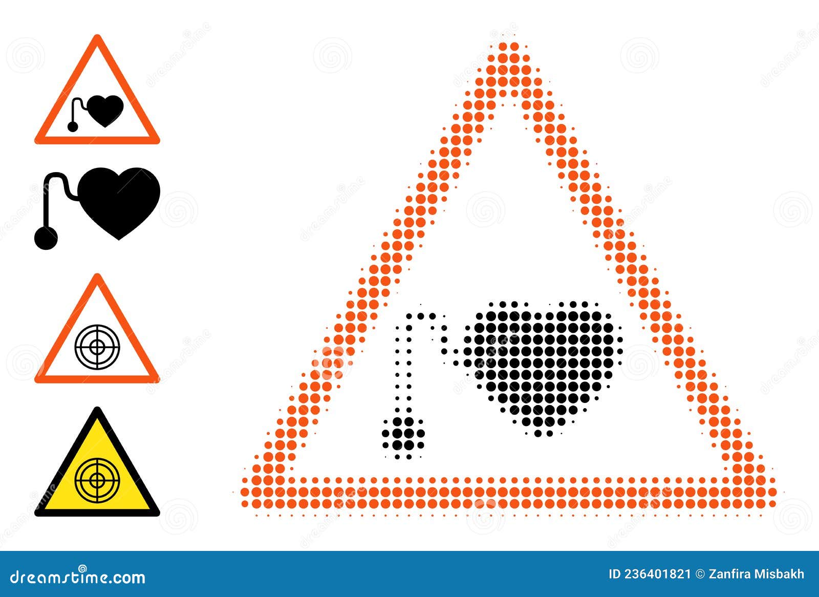 Pacemaker Warning Sign Vector Illustration | CartoonDealer.com #226626094