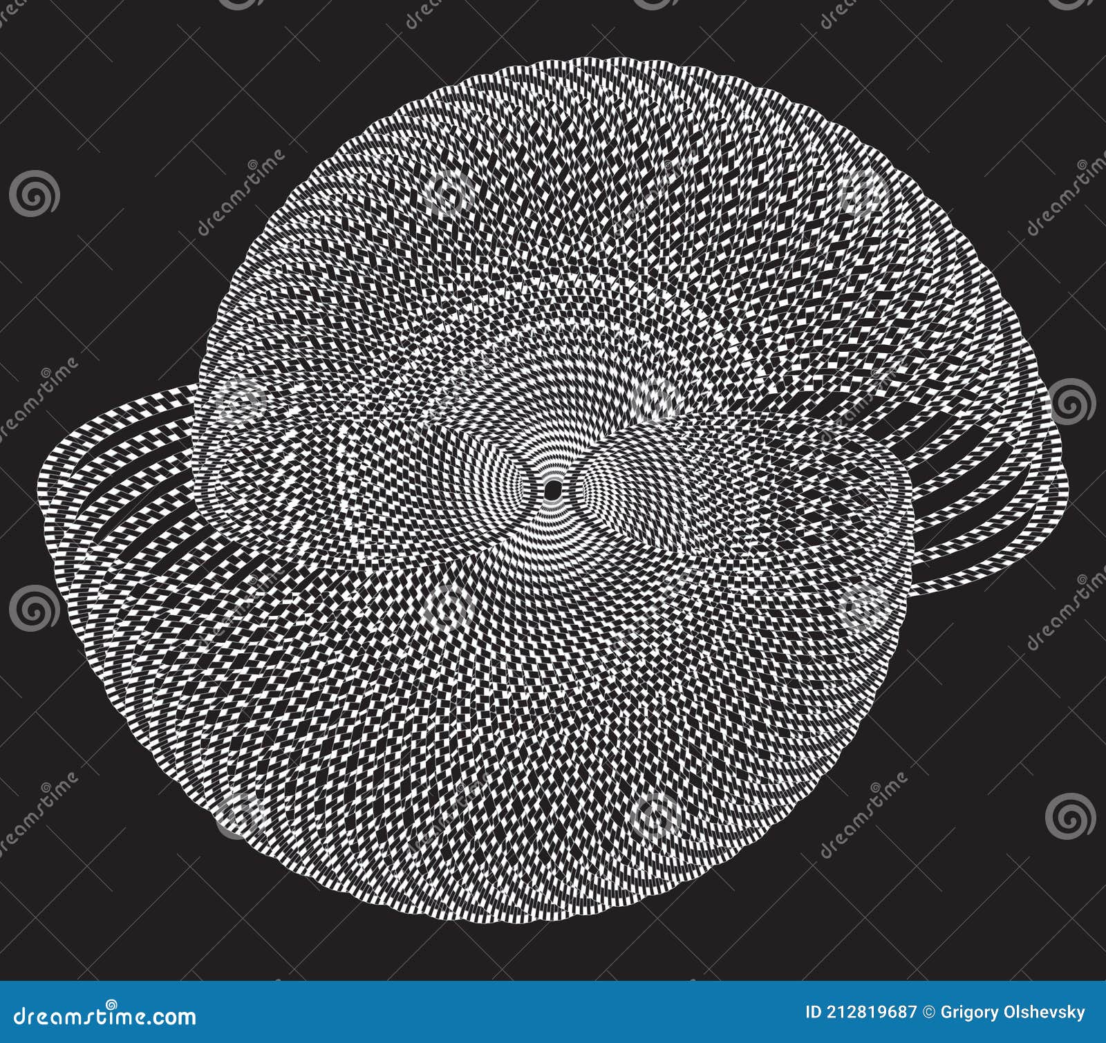 Tunnel or wormhole stock vector. Illustration of backdrop - 212819687