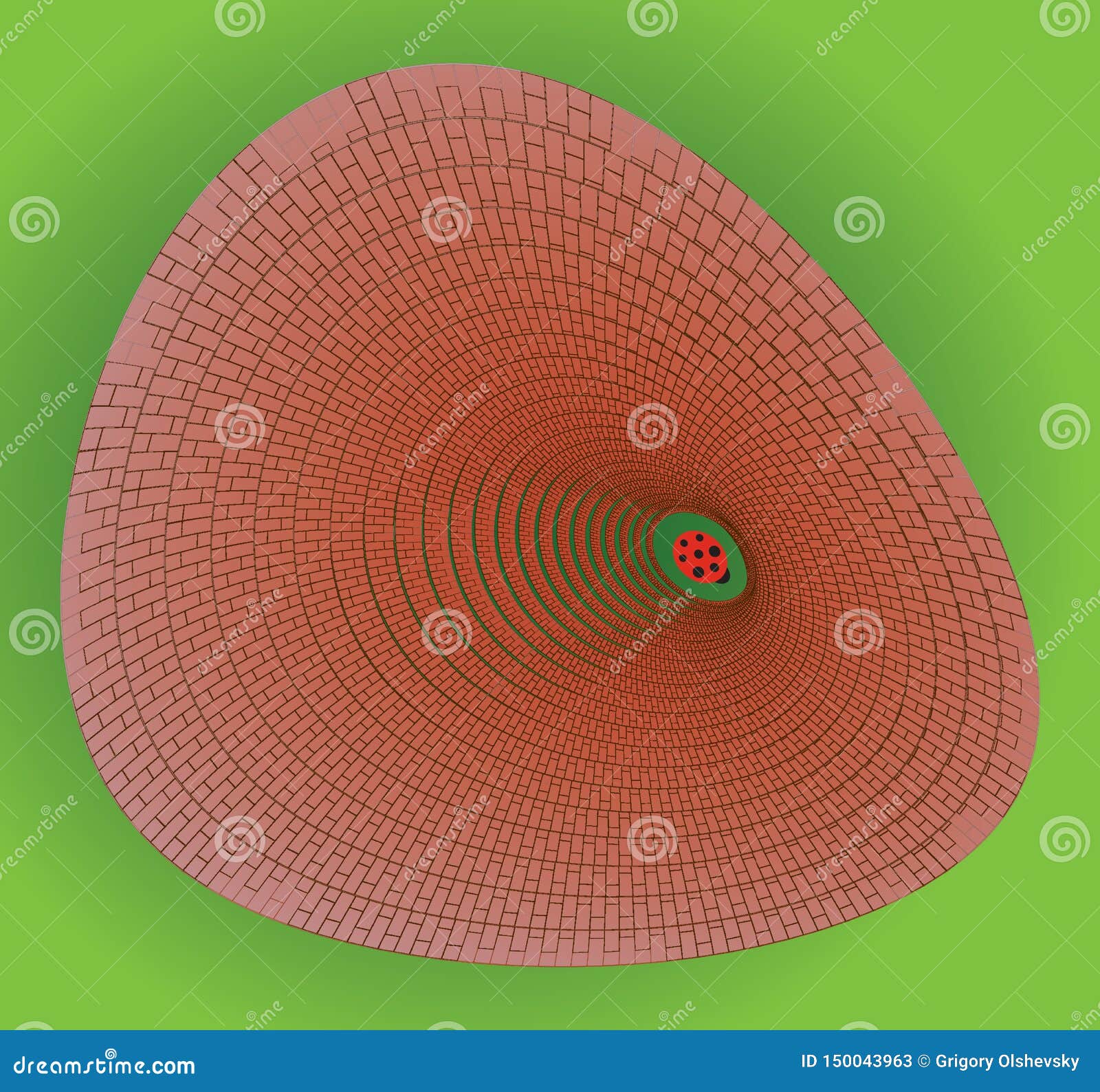 Dotted Halftone Vector Spiral Pattern or Texture Stock Vector ...